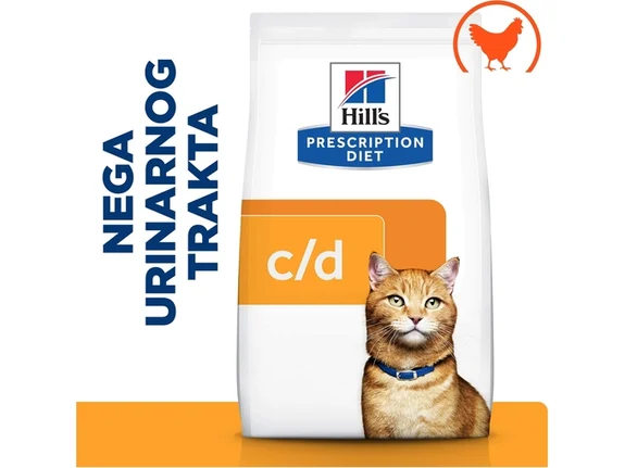 Hill'S Prescription Diet Hrana za mačke C/D Multicare Urinary Care sa piletinom 1,5kg