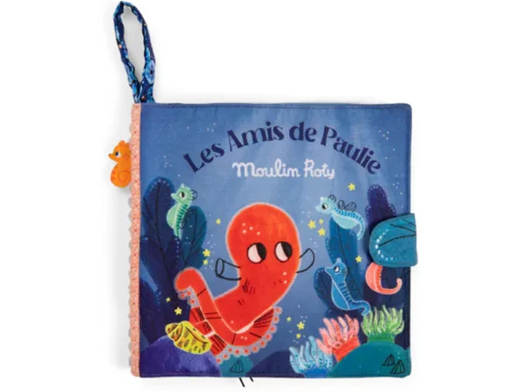 Moulin Roty Mekana knjiga sa aktivnostima Les Aventures de Paulie