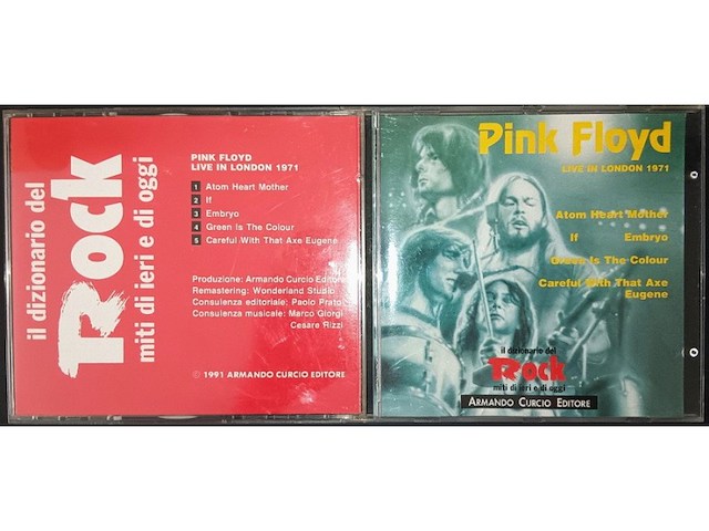 Pink Floyd-Live in London 1971 Italy CD (1991)