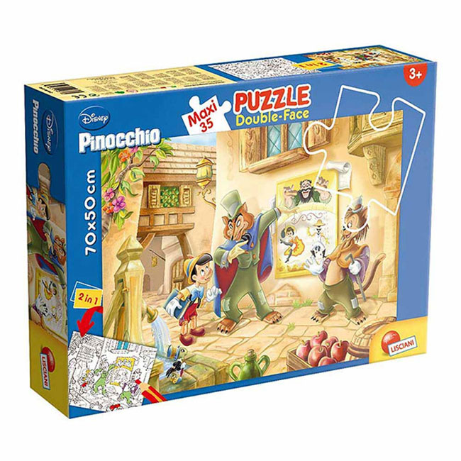 Puzle 1/35 2u1 Pinokio 48182