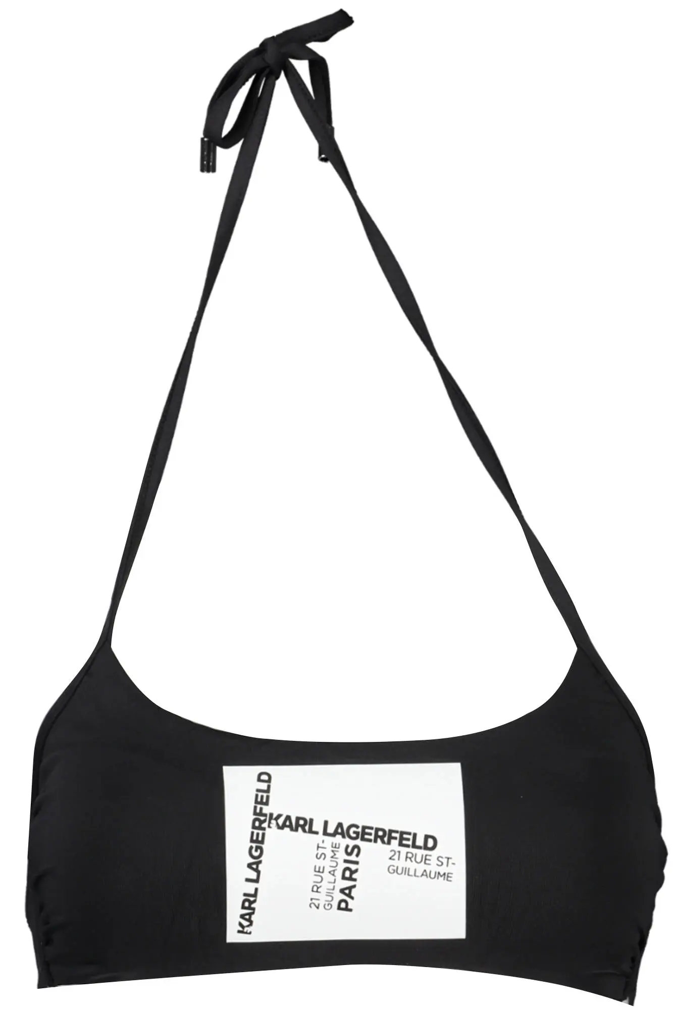 Karl Lagerfeld Ženski gornji deo kupaćeg KL20WTP23_E3CD9A6_NEROBLACK, Crni