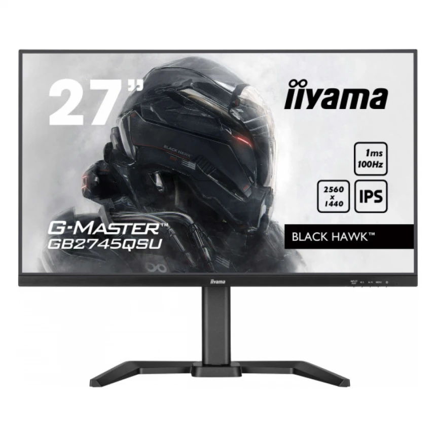 Monitor 27" Iiyama G-Master GB2745QSU-B2 IPS 2560x1440/100Hz/1ms/HDMI/DP/USB/zvu