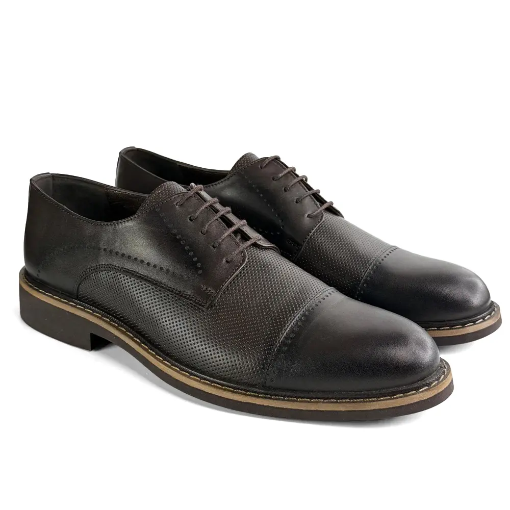 Mona Footwear Muške kožne cipele, Crne