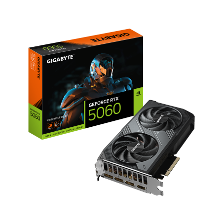 Gigabyte GeForce RTX 5060 WINDFORCE OC 8GB GV-N5060WF2OC-8GD