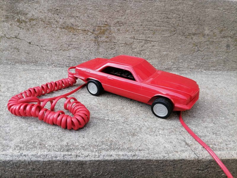 Mercedes Dialfone fiksni telefon- retro - top stanje