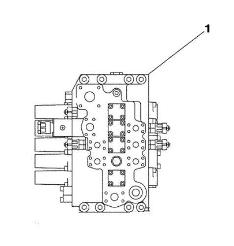 Case C0170-55039 hidraulični razvodnik za građevinske mašine