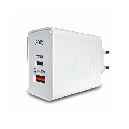 Bavitel punjač 50W Usb A+ Type C bela KeKe-PD002