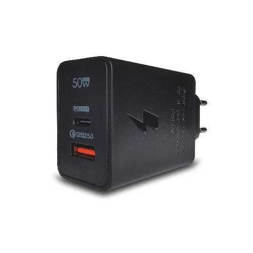 Bavitel punjač 50W Usb A+ Type C crna KeKe-PD002
