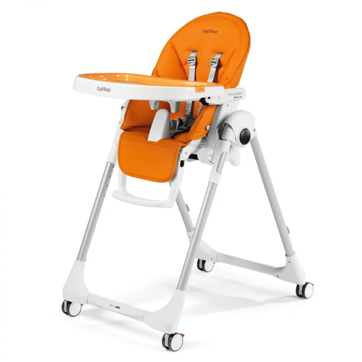 PEG PEREGO Hranilica višepoložajna Prima Pappa Follow me, Narandžasta