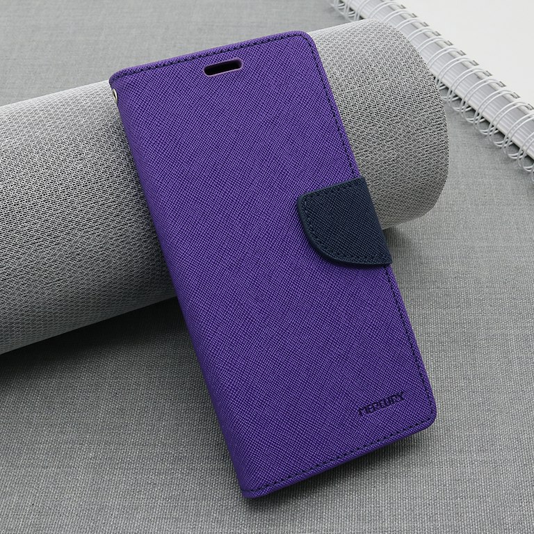 Zastitna maska (futrola) na preklop (bi fold) MERCURY - Huawei Honor X8c ljubicasta (MS)