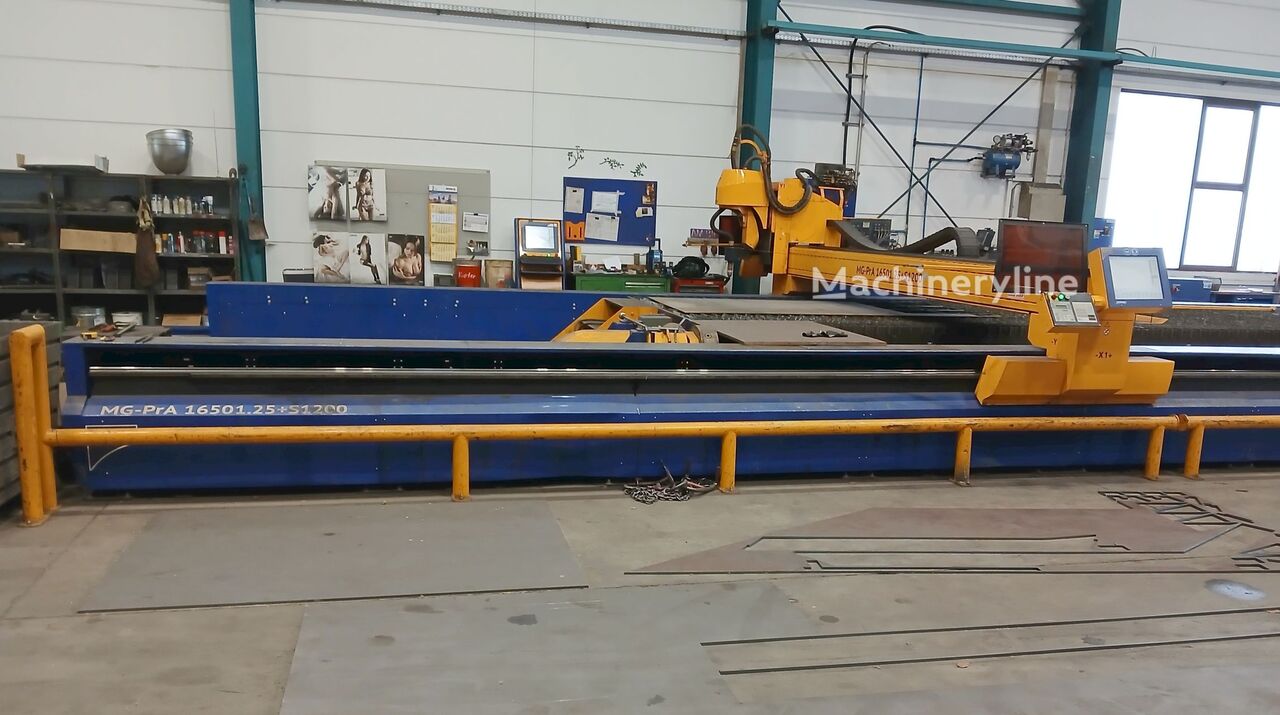 MicroStep MG PrA 16501.25 S1200 (2 Brücken) mašina za plazma sečenje