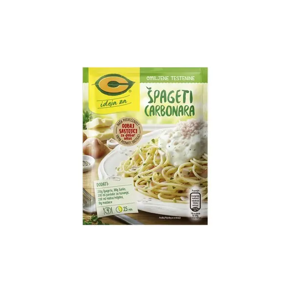 C Sos za karbonara špagete, 34g
