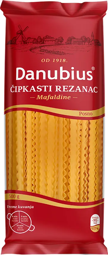DANUBIUS Čipkasti rezanac 500g