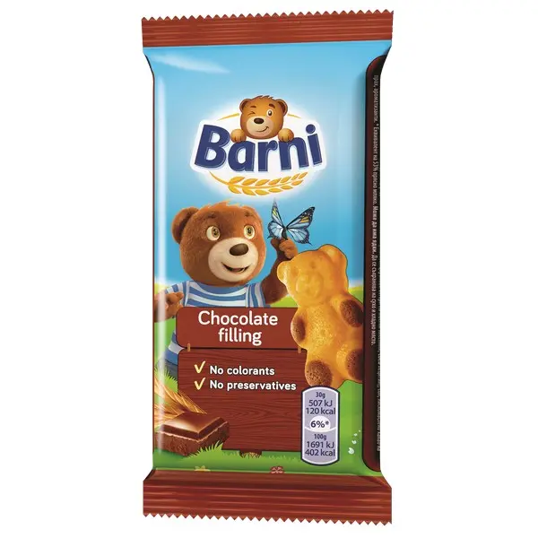 BARNI Choco biskvit, 30 g