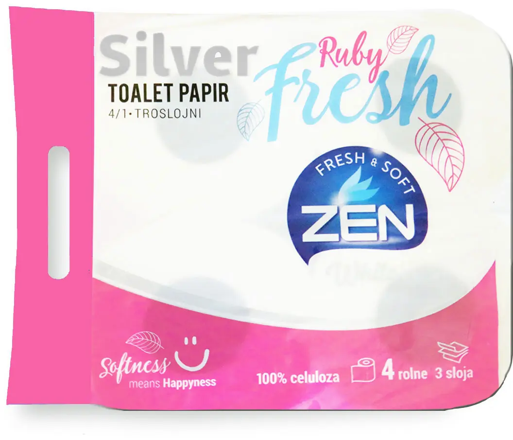 Zen Toalet papir Silver fresh, 4/1, 3 sloja