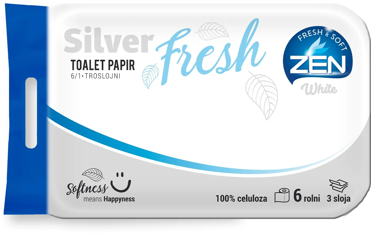 Zen Toalet papir Silver fresh, 6/1, 3 sloja