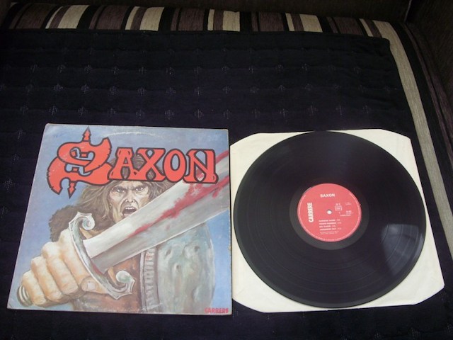 Saxon – Saxon LP Carrere France 1979. Vg