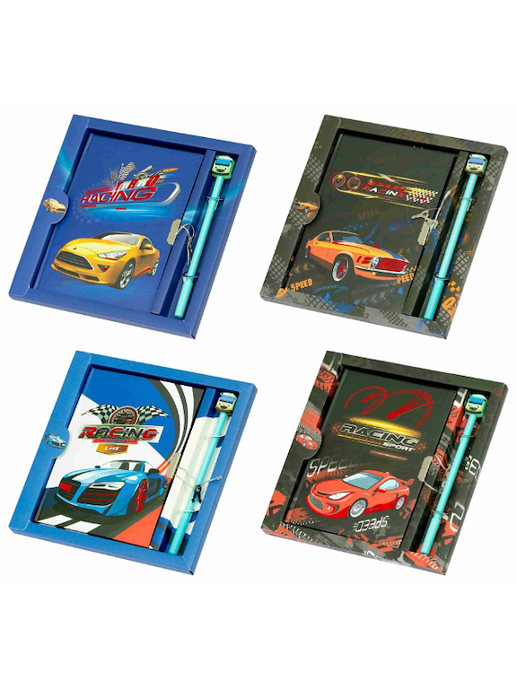 Racing Dnevnik S Katancem I Olovkom 18,2X13,3 Cm