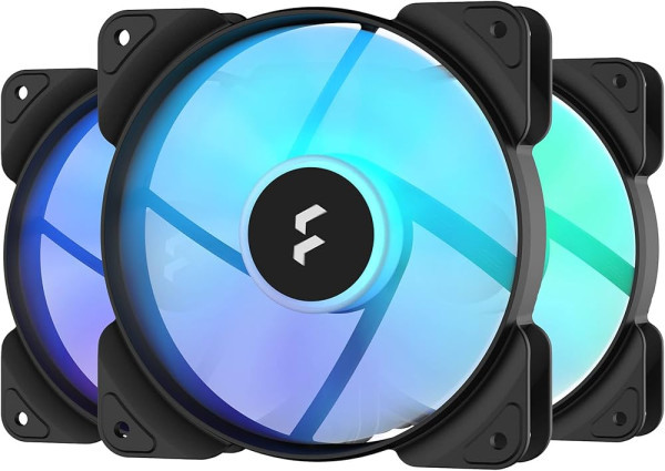 Ventilator 120mm Fractal Design Aspect 12 RGB Black Frame 3-pack , FD-F-AS1-1206