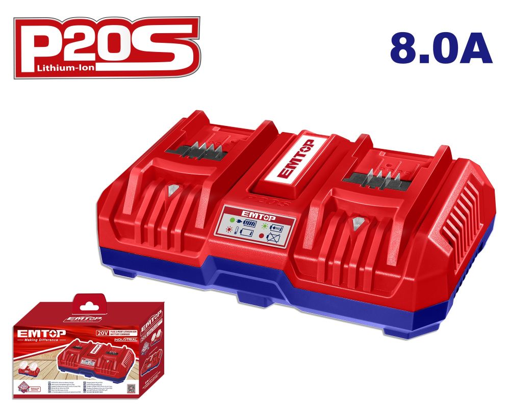 Dupli punjač akumulatora 8A EFCR2082 Emtop