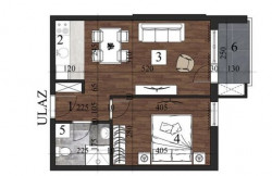 Prodajem Stan-Apartman, Grbavica, Novi Sad, €140.250