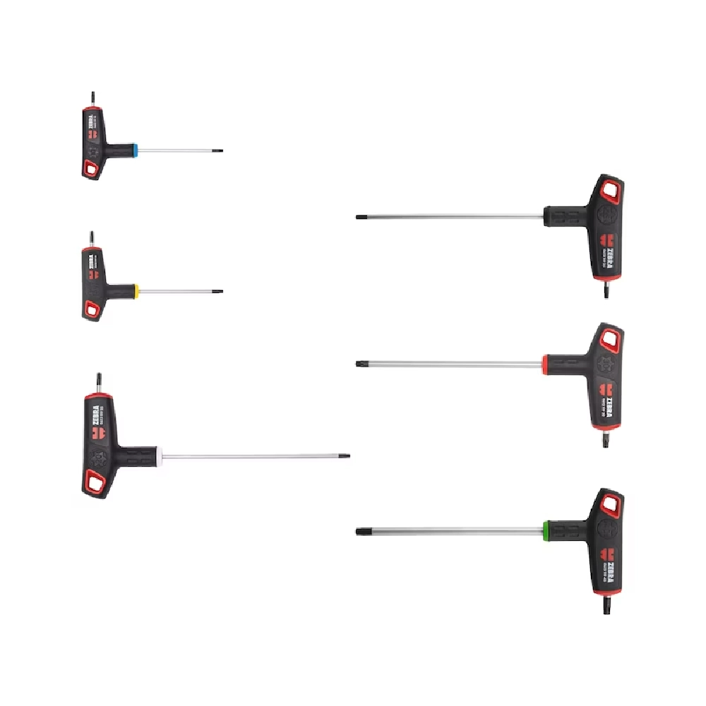 Set ZEBRA T-odvijača, TORX, TX 10-40/6 kom.