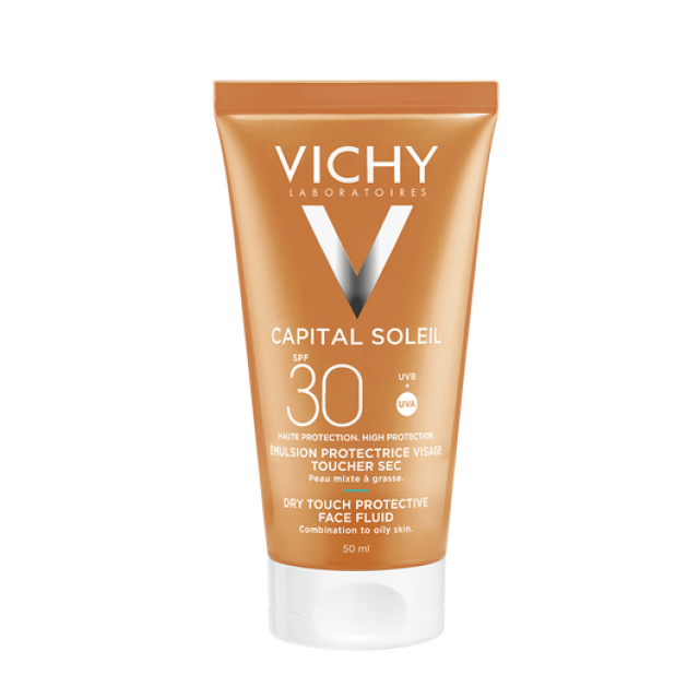 VICHY CAPITAL SOLEIL KREMA ZA LICE DRY TOUCH FINISH SPF30+ 50ML