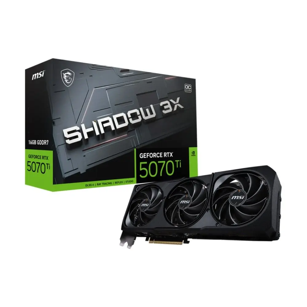 MSI GeForce RTX 5070 Ti Shadow 3X OC 16GB