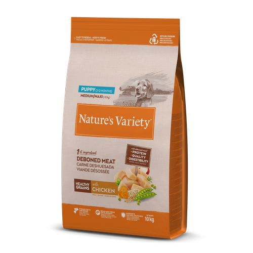 Nature's Variety Dog Healthy Grains Puppy Medium Chicken 10kg