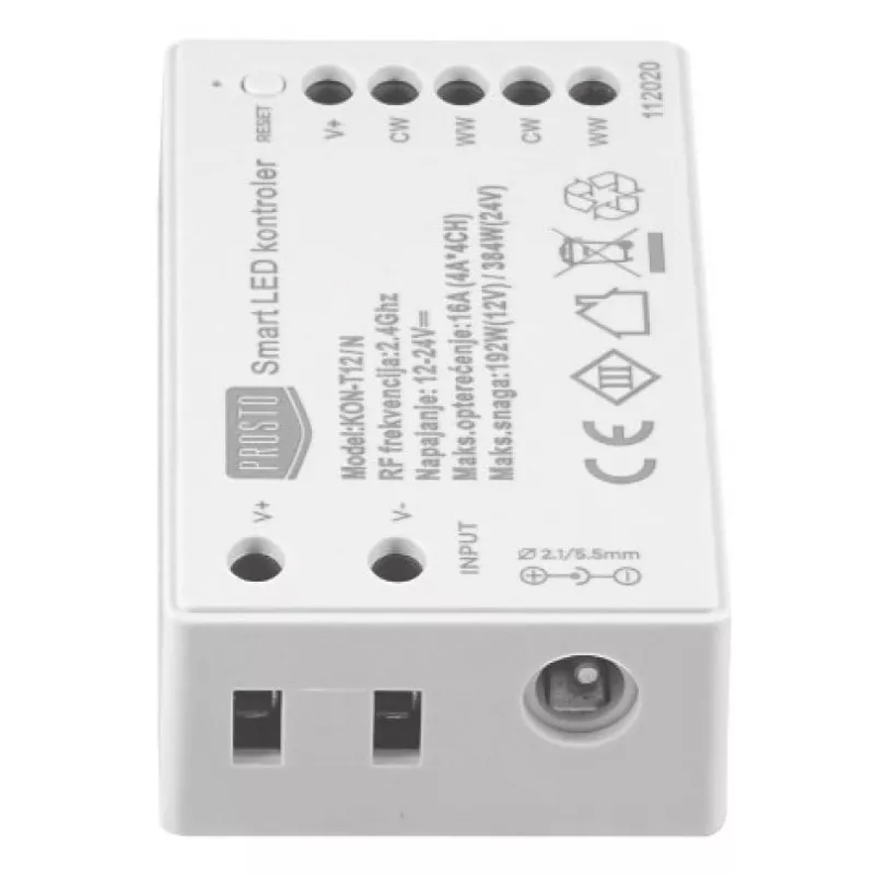 Wi-Fi smart LED kontroler CCT 192W KON-T12/N