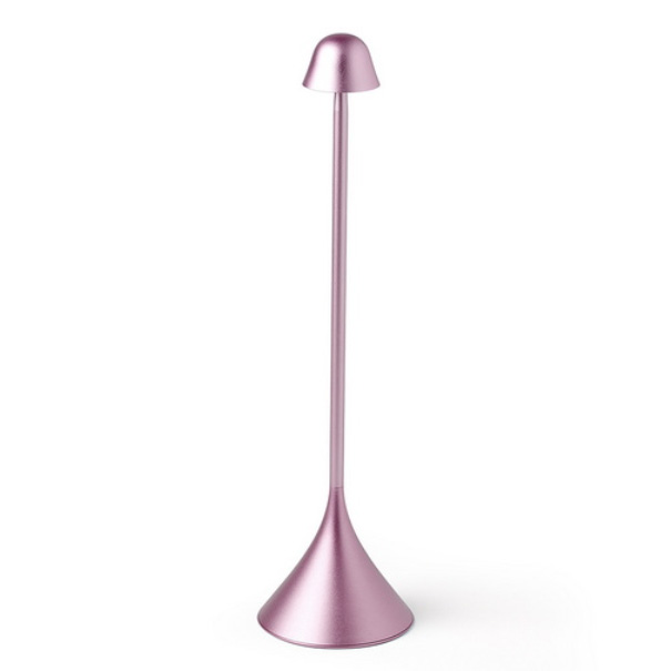 Bežicna stona led lampa, vodootporna, sa dimerom, roze