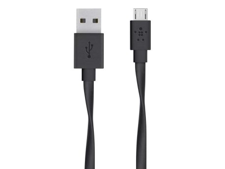 BELKIN Flat kabl USB-A na microUSB 1.8 m crni (F2CU046BT06-BLK )
