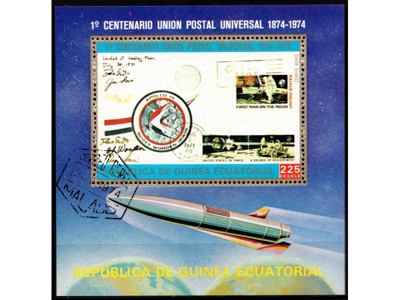 Guinea Equatorial 1972. Blok