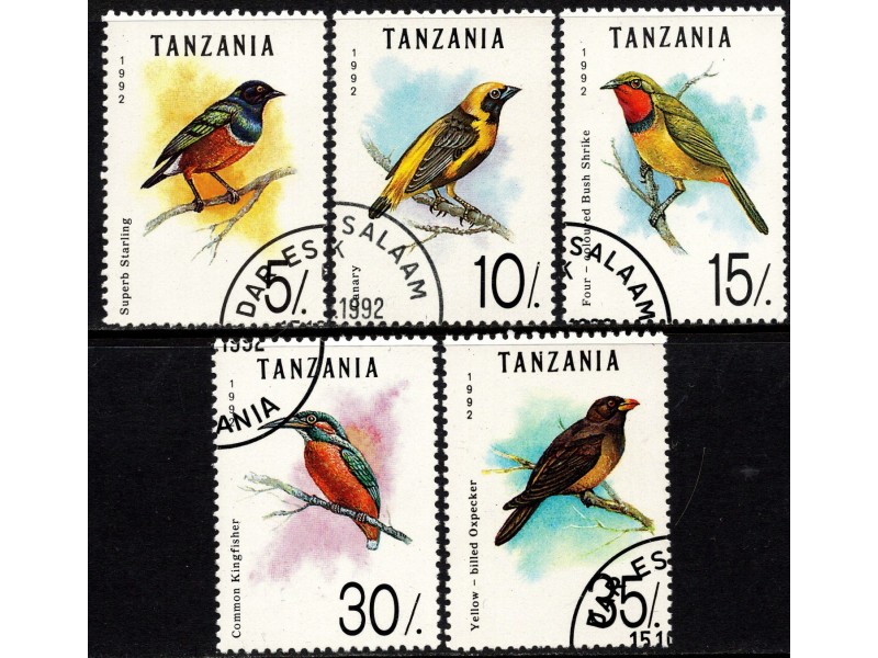 Tanzania 1992. Fauna, Ptice