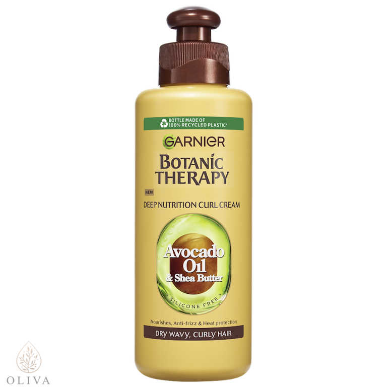 GARNIER BOTANIC THERAPY AVOCADO KREMA BEZ ISPIRANJA ZA SUVU TALASASTU I KOVRDŽAVU KOSU 200 ML​