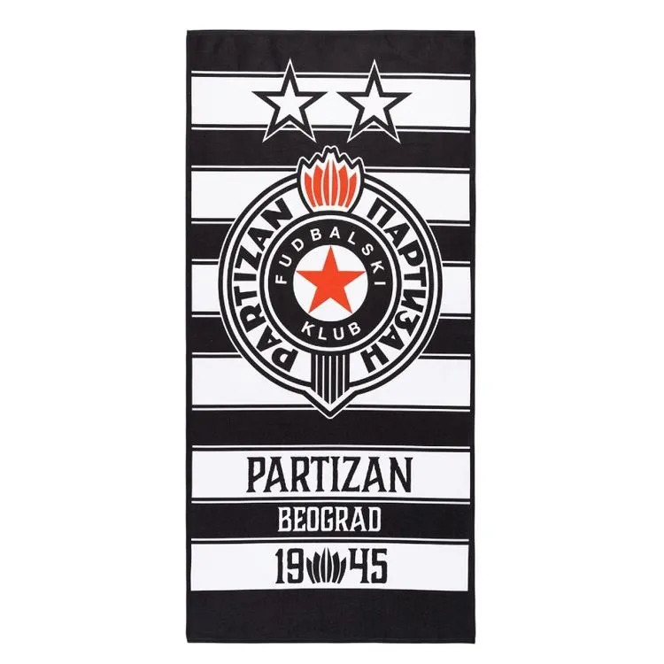 STEFAN Partizan Beograd 1945 70x140 Plažni peškir