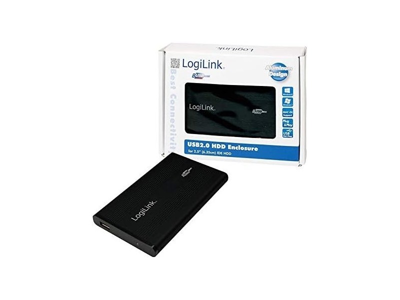 LogiLink 2,5 IDE HDD Enclosure USB 2.0 - storage enclos