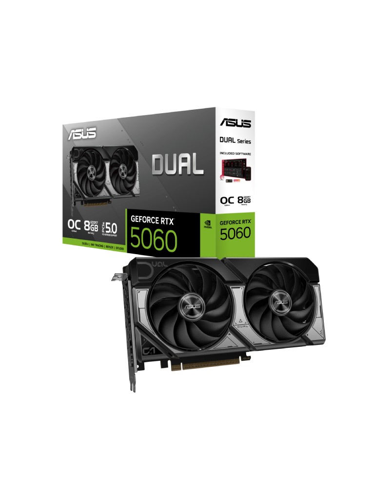 ASUS nVidia GeForce RTX 5060 8GB 128bit DUAL-RTX5060-O8G