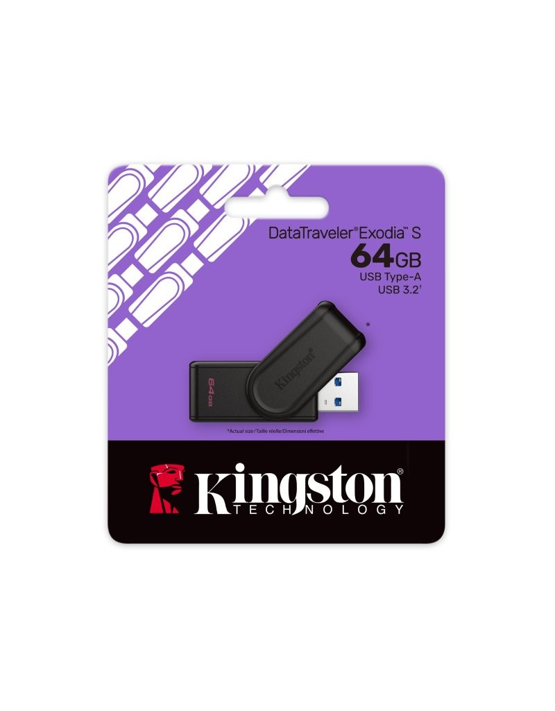 KINGSTON 64GB DataTraveler Exodia S USB 3.2 Gen1 DTXS/64GB