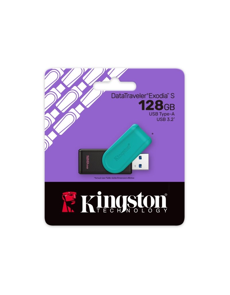 KINGSTON 128GB DataTraveler Exodia S USB 3.2 Gen1 DTXS/128GB