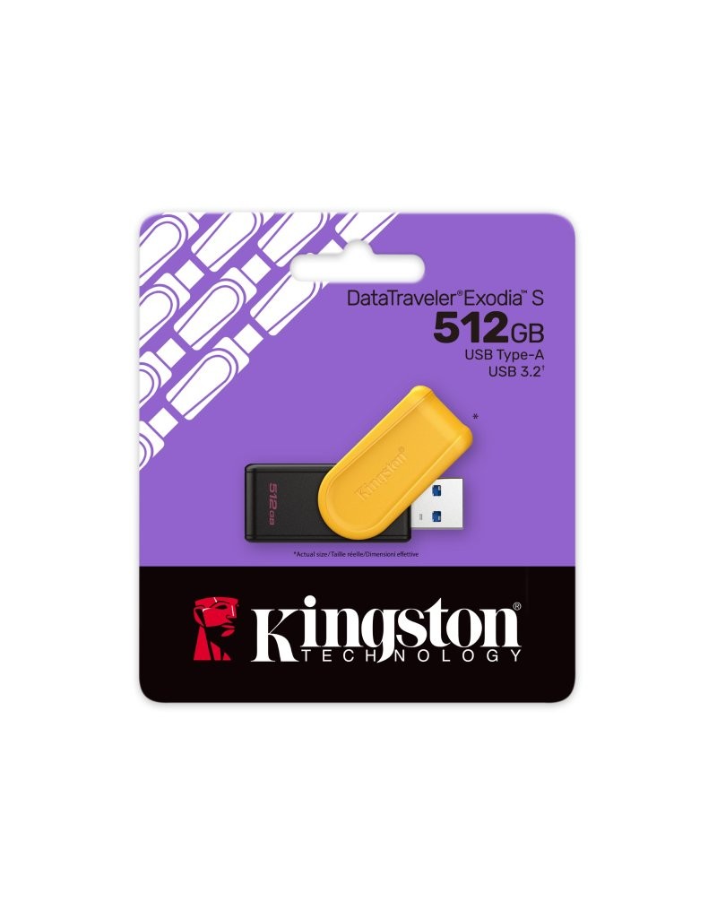KINGSTON 512GB DataTraveler Exodia S USB 3.2 Gen1 DTXS/512GB