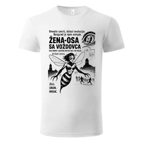 Žena-osa sa Voždovca (crno-belo)