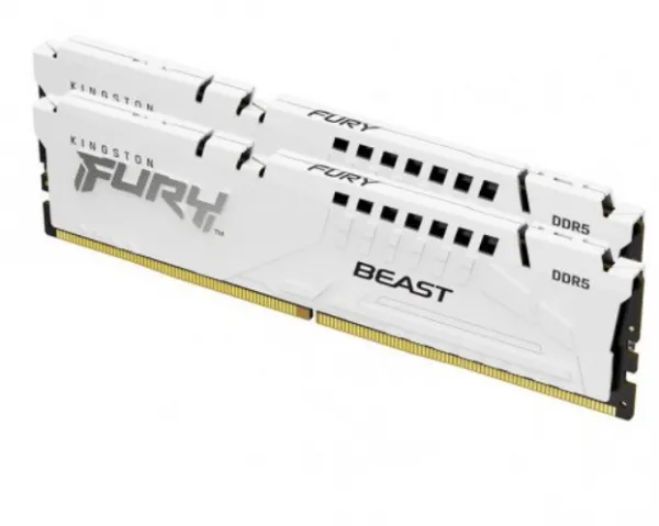 Kingston DDR5 64GB 2x32GB 5600MHz CL36 DIMM FURY Beast White EXPO KF556C36BWEK2-64