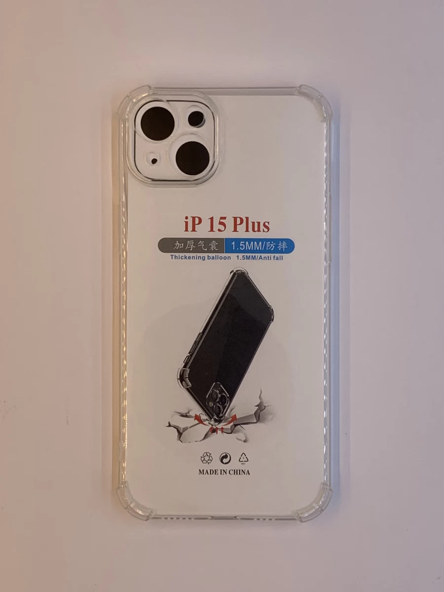iPhone 15+ transparent sa ojačanim ivicama