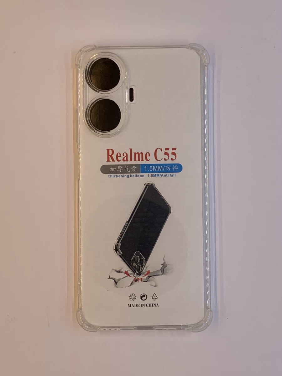 Realme C55 transparent sa ojačanim ivicama