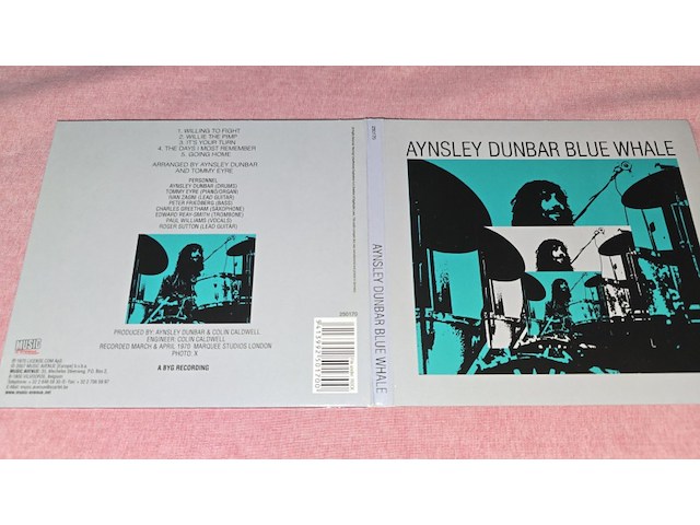 Aynsley Dunbar - Blue whale , ORIGINAL