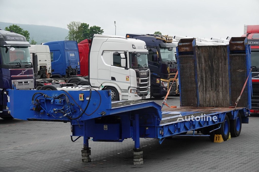 Kaiser LAWETA NISKOPODWOZIOWA / NAJAZDY HYDRAULICZNE / WCIĄGARKA / 2 OS poluprikolica sa niskom platformom