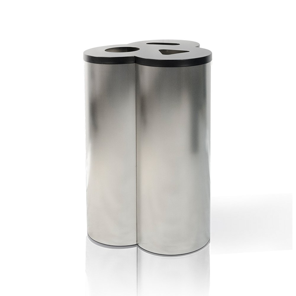 Kanta za separaciju i seciklažu 3u1 plastificirana inox, plastifikacija