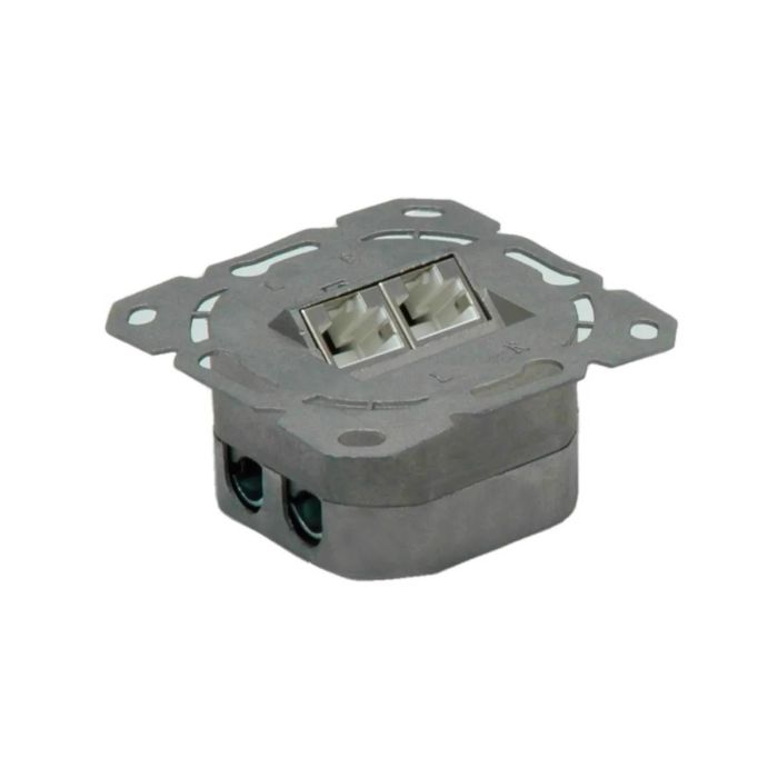 Secomp Value Cat6A/Cl.EA Flush WallMount Jack STP horizontalni beli