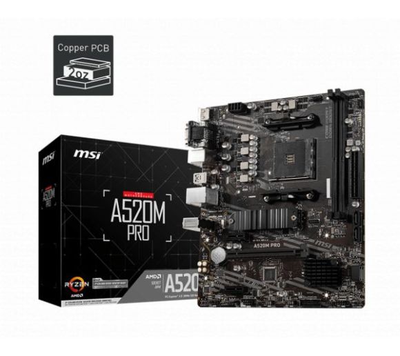 MSI - MB AM4 MSI A520M-A PRO